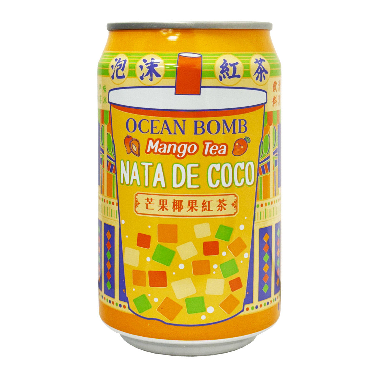 Ocean Bomb Mango Flavoured Drink with Nata de Coco 315g – The Secret ...