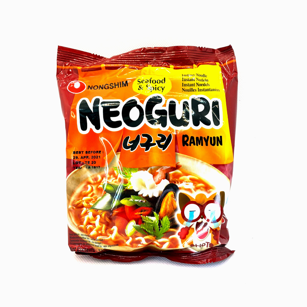 Nongshim Neoguri Ramyun Seafood & Hot 120g 🇰🇷 – The Secret Grocery