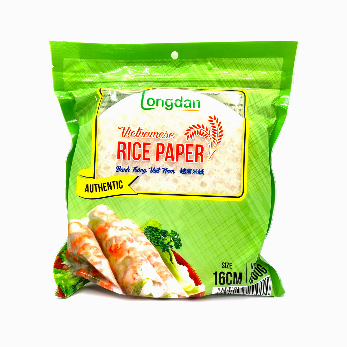 Longdan Vietnamese Rice Paper 16cm 500g – The Secret Grocery